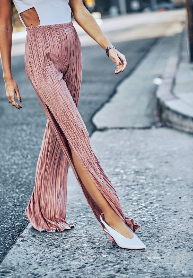 Slit Pants for Fall